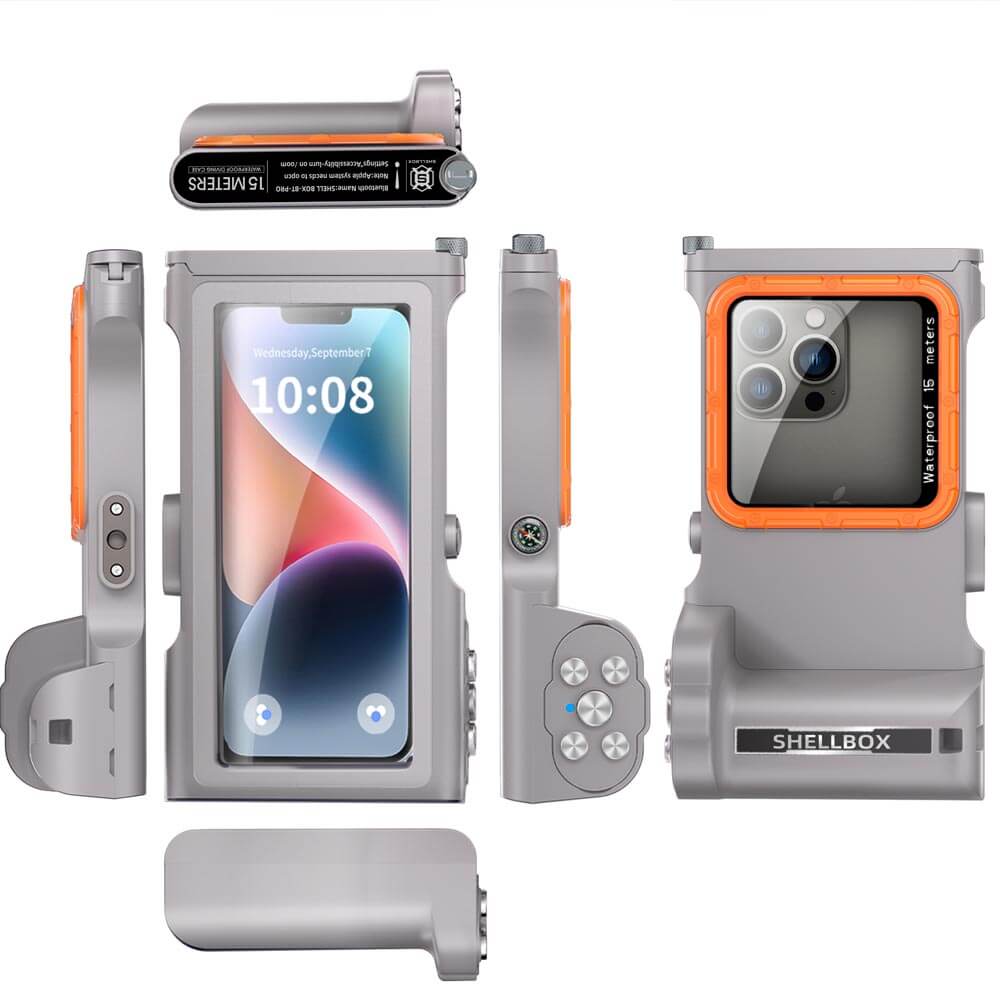 Waterproof Diving Phone Case for Snorkeling with Bluetooth Controller ...