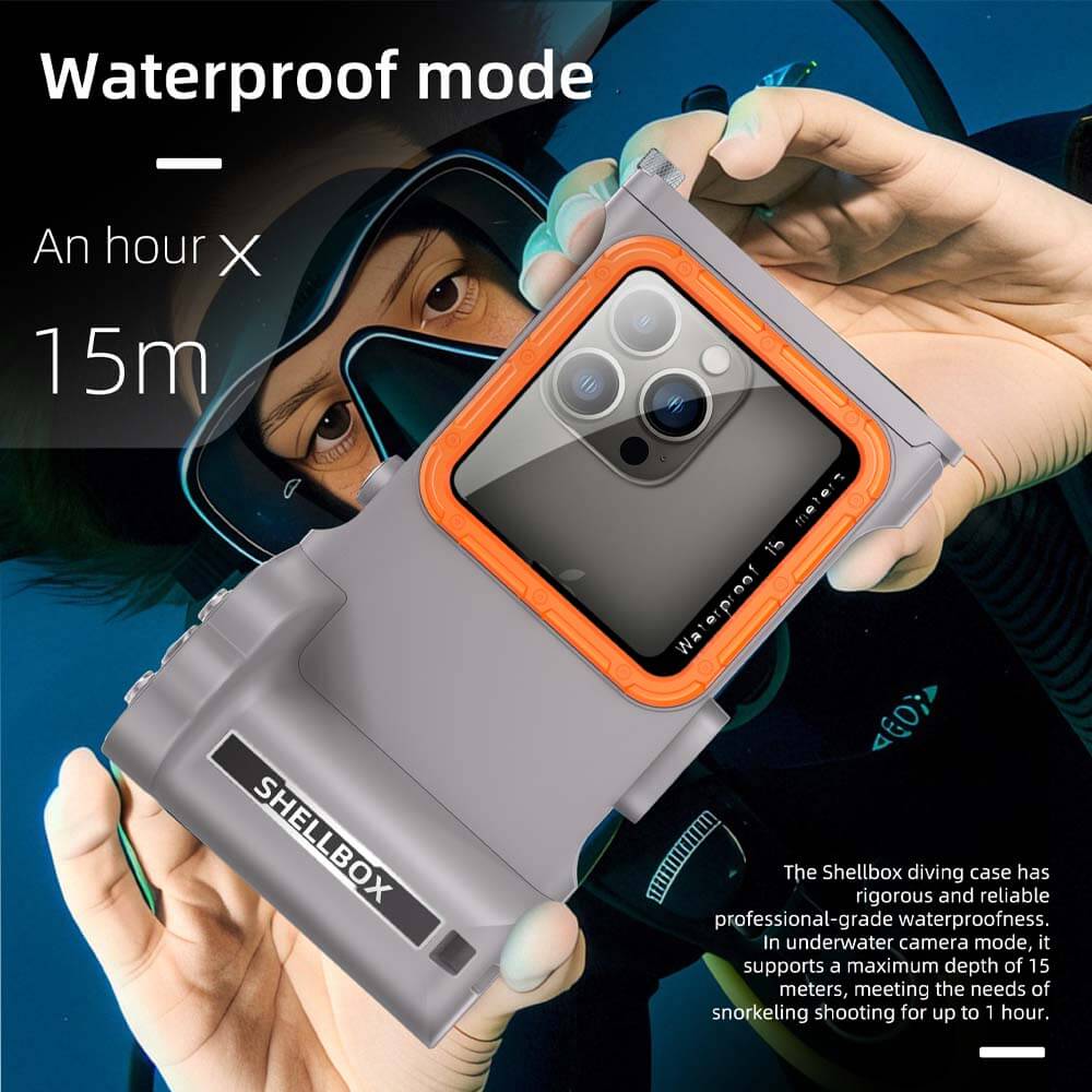 Waterproof Diving Phone Case for Snorkeling with Bluetooth Controller ...